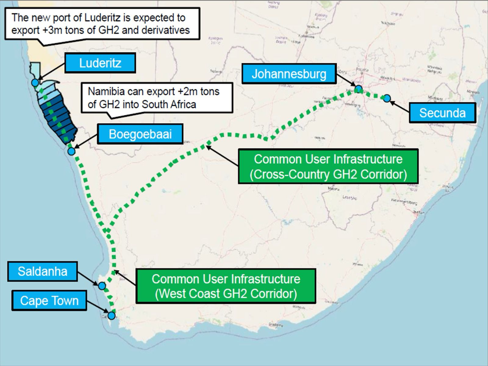 Namibia to conduct Namibia-South Africa green hydrogen pipeline ...