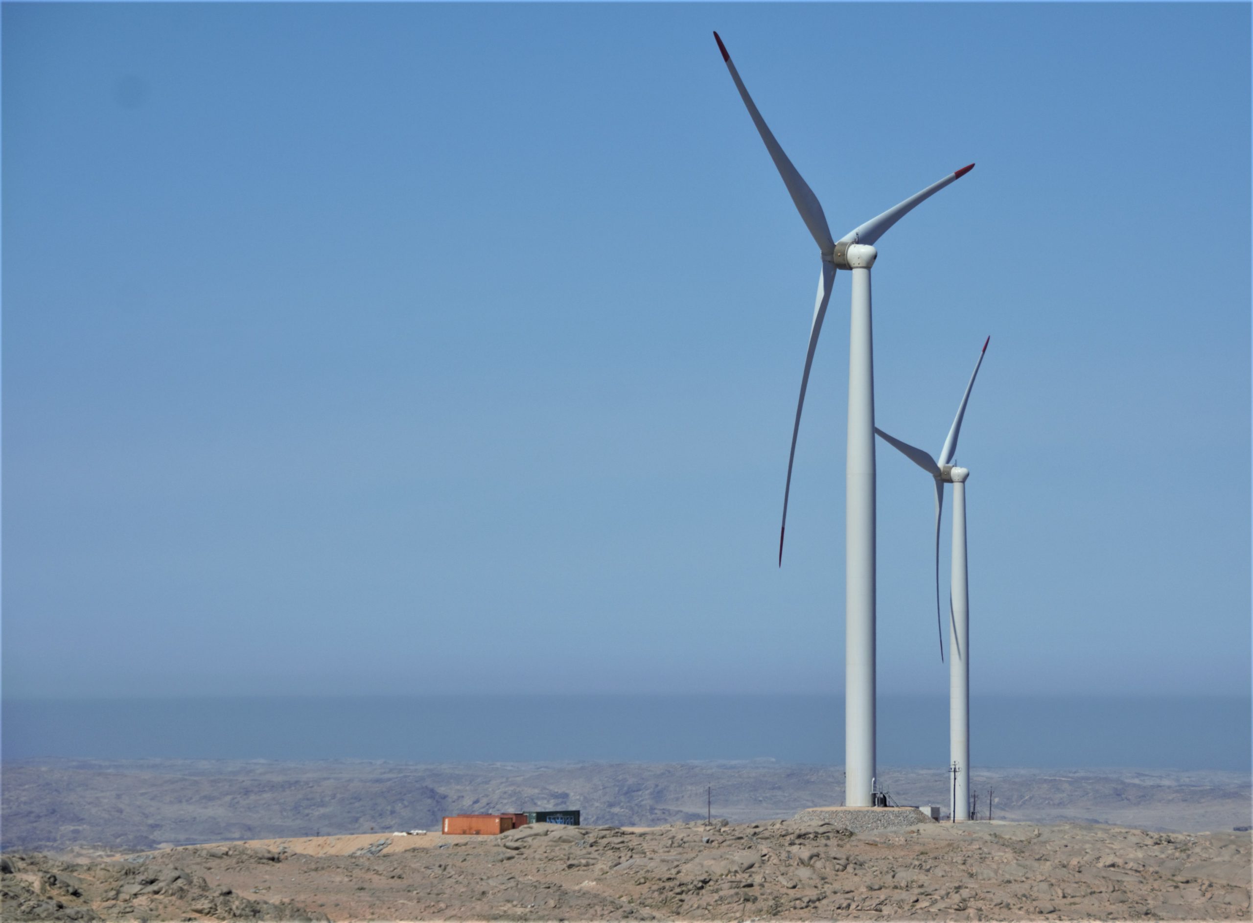 First wind turbine blades arrive in Namibia