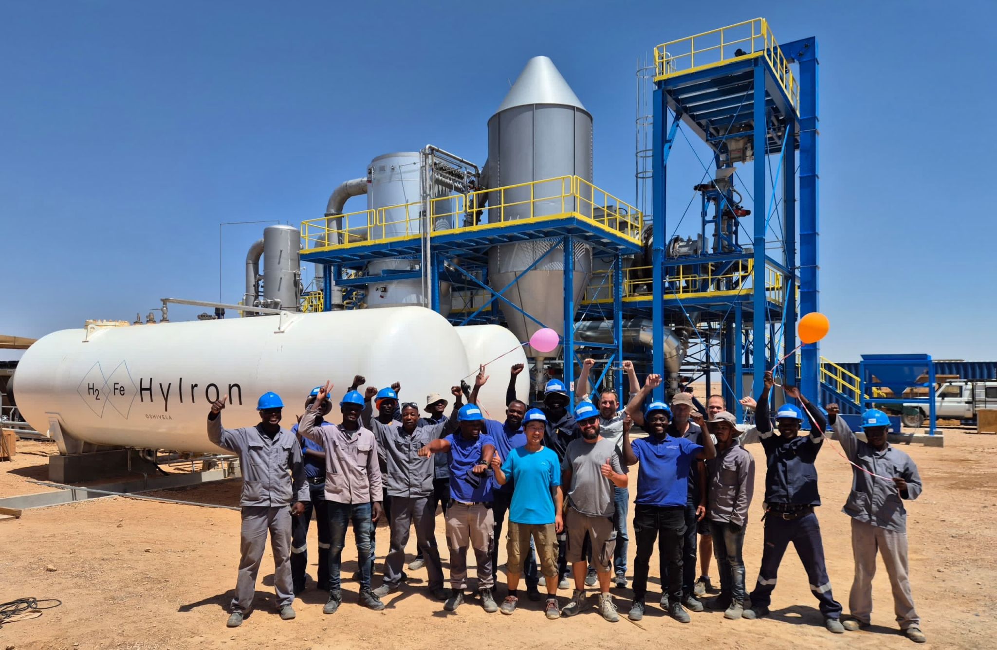 HyIron Oshivela produces first green hydrogen in Namibia