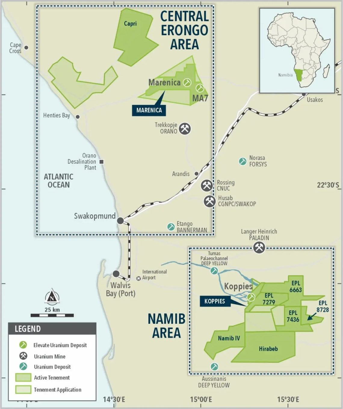 Elevate Uranium updates Marenica resource to 40.2 million